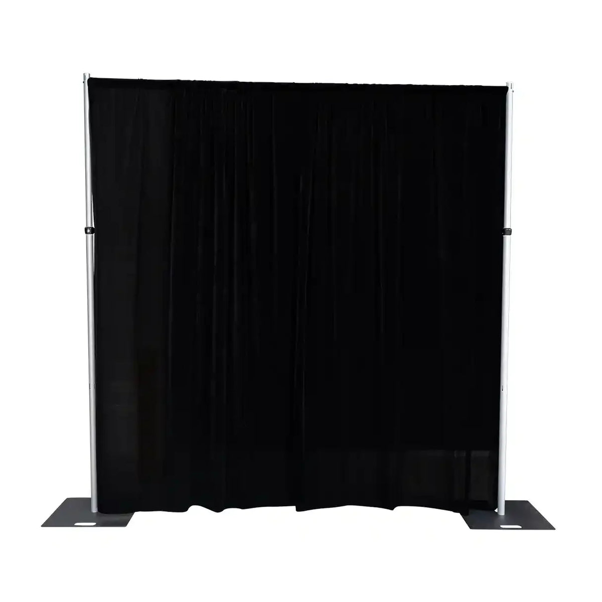 3m x 3m Pipe and Drape Stand with Black Velvet Drapes – Titan AV