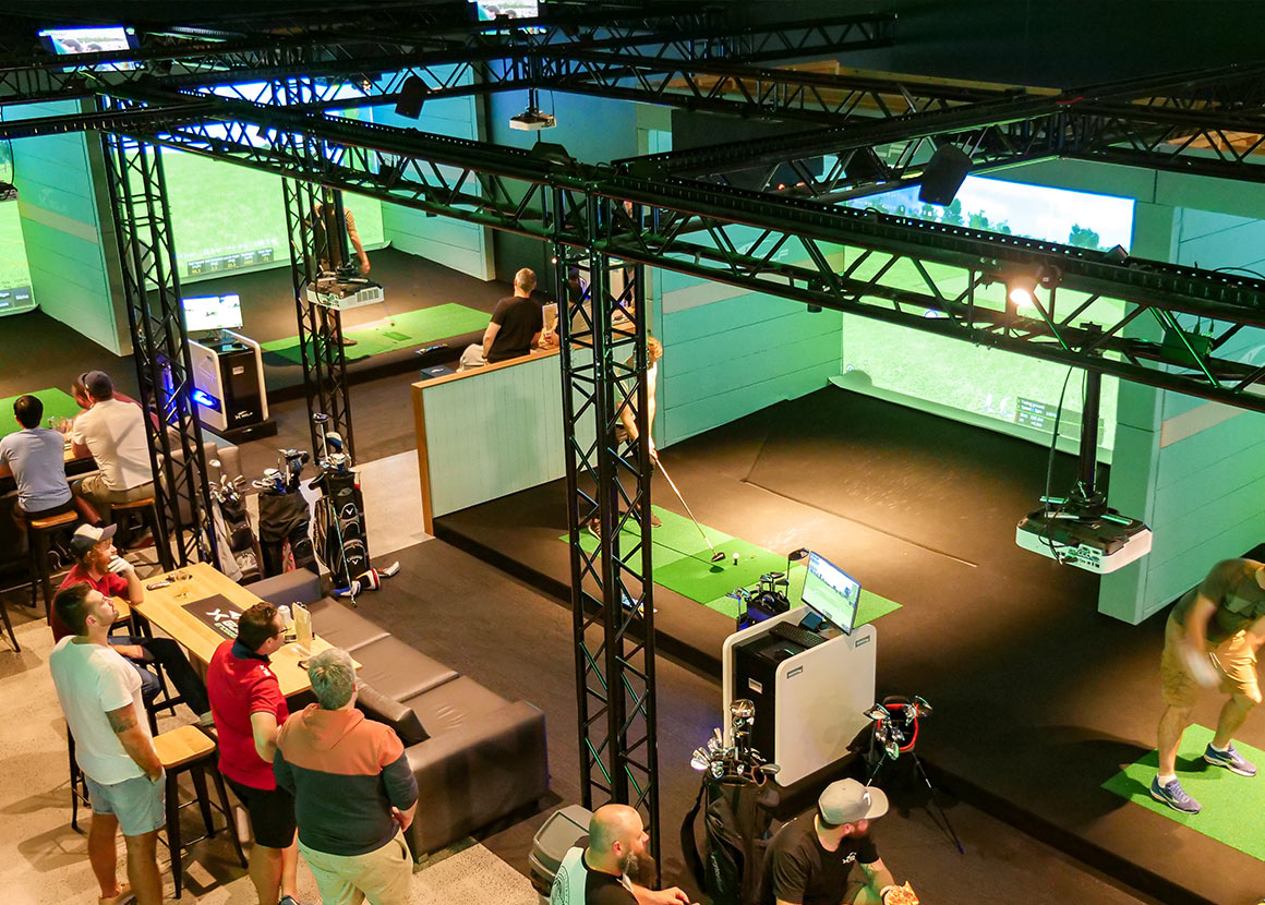 XGolf Brisbane Shines with Titan AV's Truss System