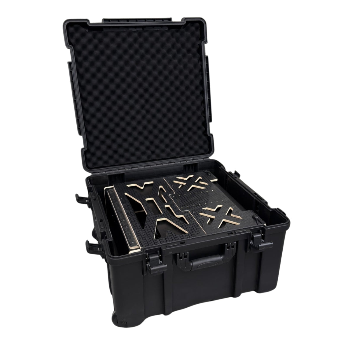 3RU Broadcast Flight Case with Wheels | Titan AV