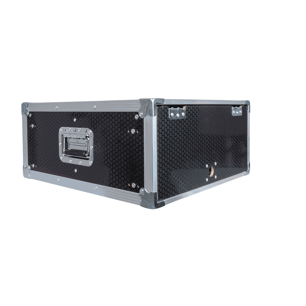4RU Slam Case | 19" Rack Case | Slide-Away Lids - Titan AV Cases