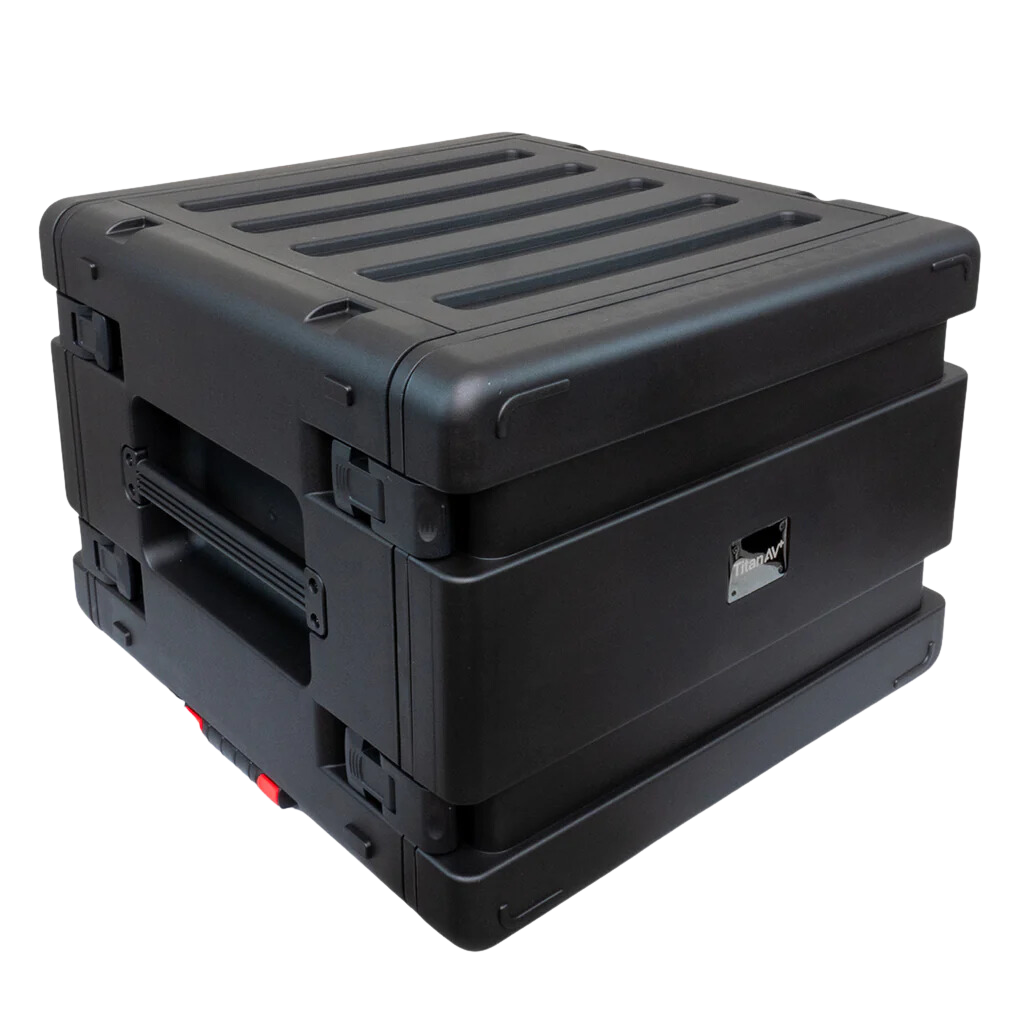 8U Rolling Rack Case | Safely store your 19" Rack Gear - Titan AV