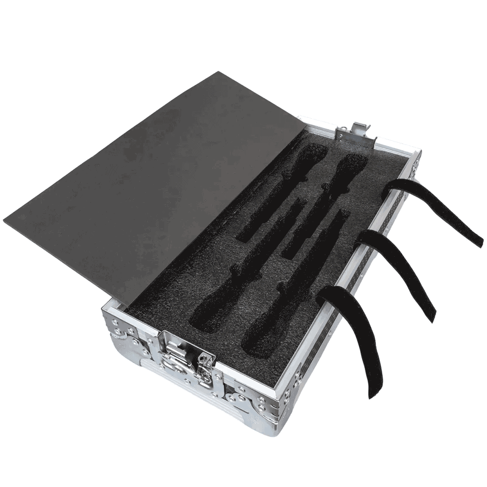 Microphone Road Case | 2U Rack & Drawer | Titan AV Protective Case