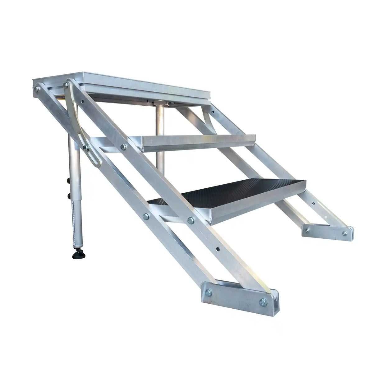 Adjustable 3-Step Portable Stage Stairs | Safe Access - Titan AV