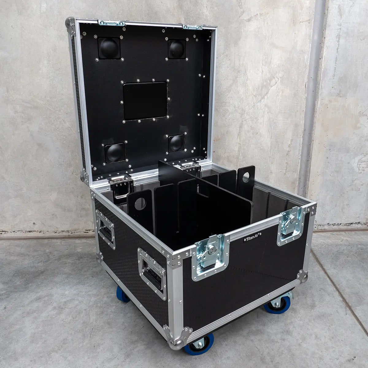 Small Cable Packer | Road Case with Adjustable Dividers | AV+ – Titan AV