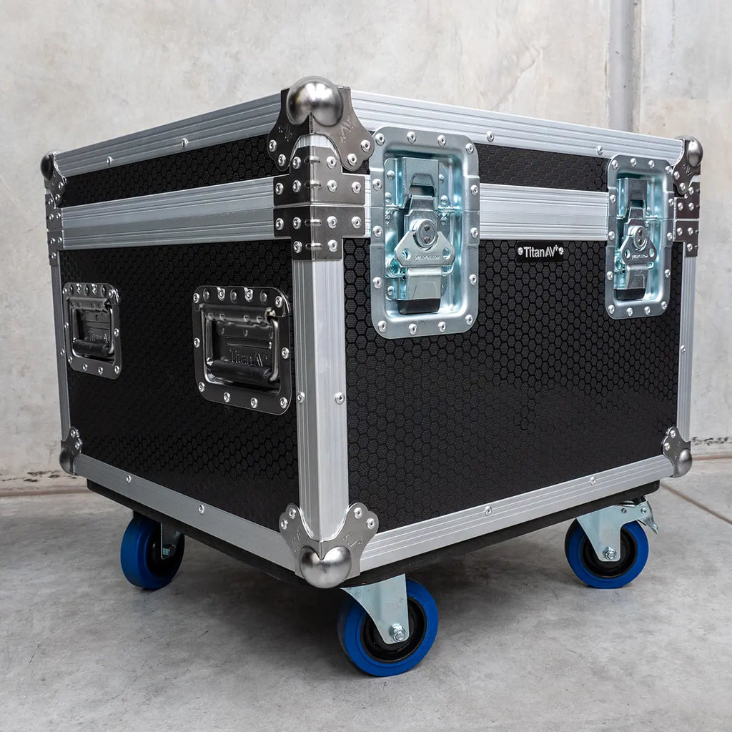 Small Cable Packer | Road Case with Adjustable Dividers | Titan AV