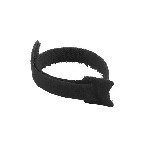 10 Pack, Hook & Loop Cable Ties in Black | Titan AV Cable Ties