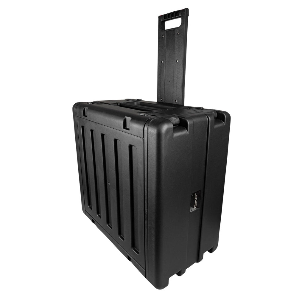 6U Rolling Rack Case | Strong Plastic Hard Case for 19" Rack Gear ...