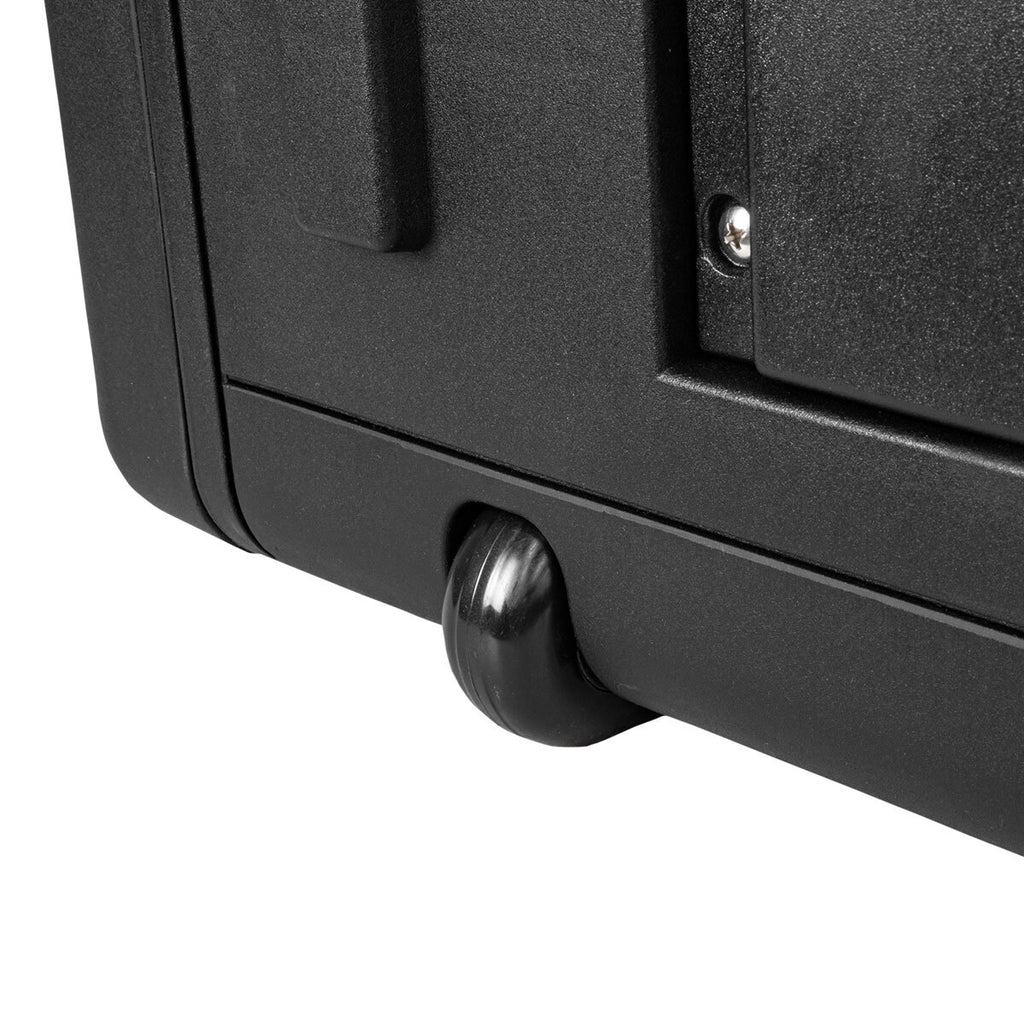 6U Rolling Rack Case | Strong Plastic Hard Case for 19" Rack Gear ...