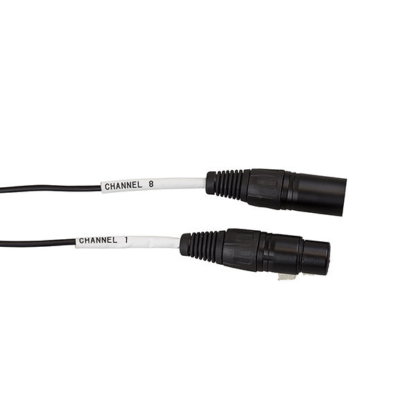 15m XLR Loom | 8 Way Multicore Balanced Cable | Stage Snakes – Titan AV