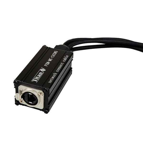 Titan AV Multi Network DMX Snake etherCON to Quad 5-Pin XLR-M Breakout