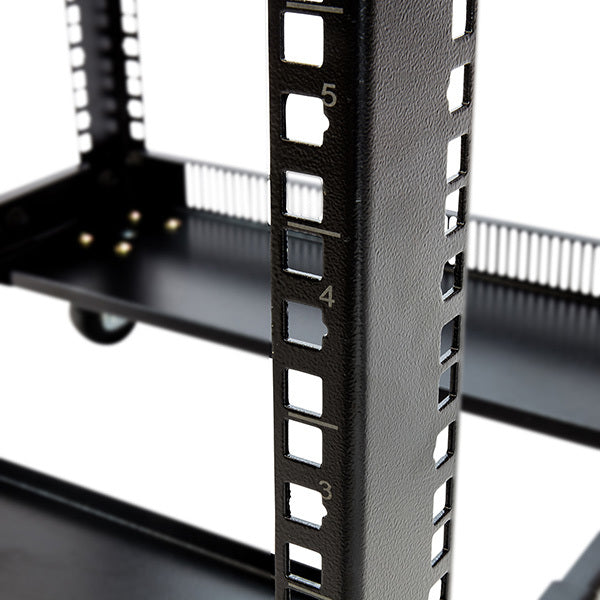 8RU Adjustable Open Rack for Versatile Mounting | Titan AV