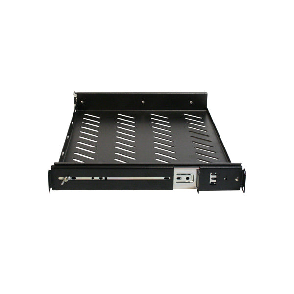 1RU Sliding Shelf | 350mm Deep | 19" Rack Mount Storage | Titan AV