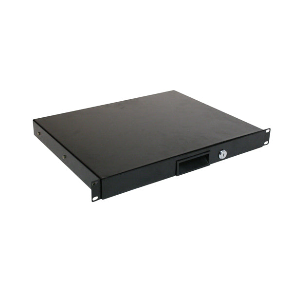 1U Rack Drawer | 350mm Deep | Compact & Secure Rack Storage – Titan AV