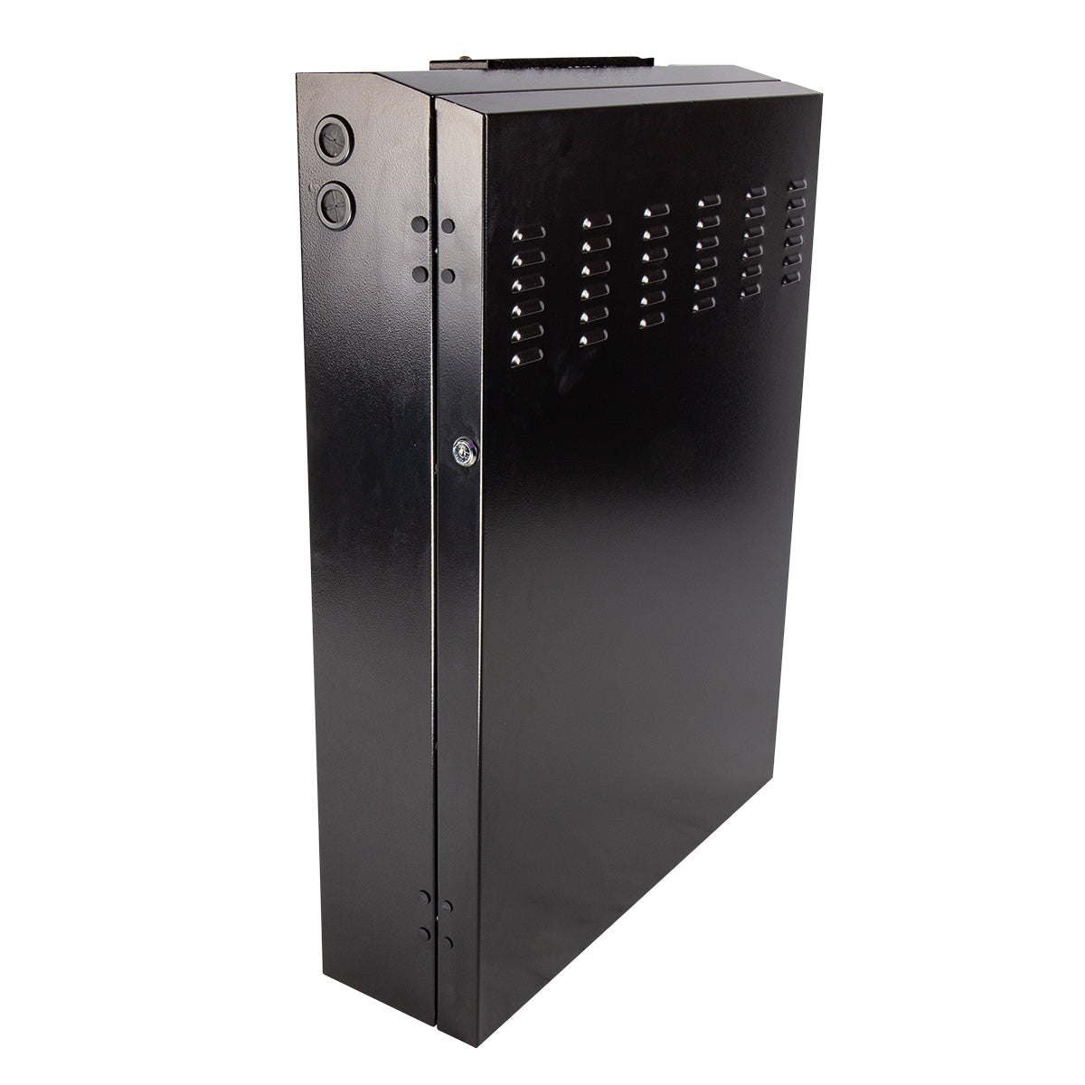 2RU Vertical Wall Mount Server Cabinet by Titan AV