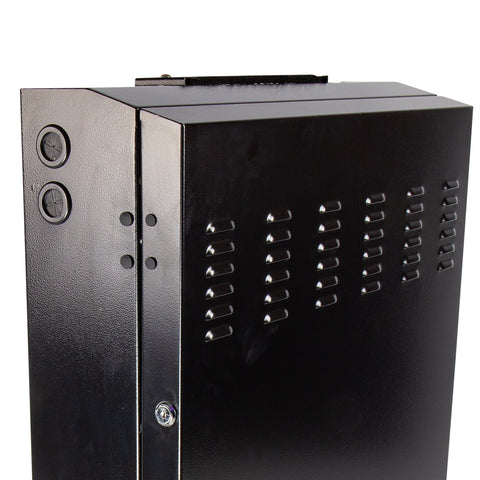 2RU Vertical Wall Mount Server Cabinet by Titan AV