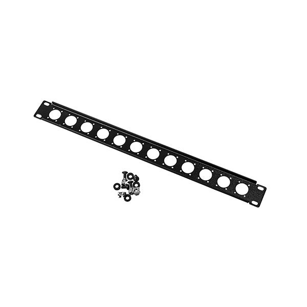 12 Port Patch Panel | 1RU | Efficient Audio Cable Organisation – Titan AV