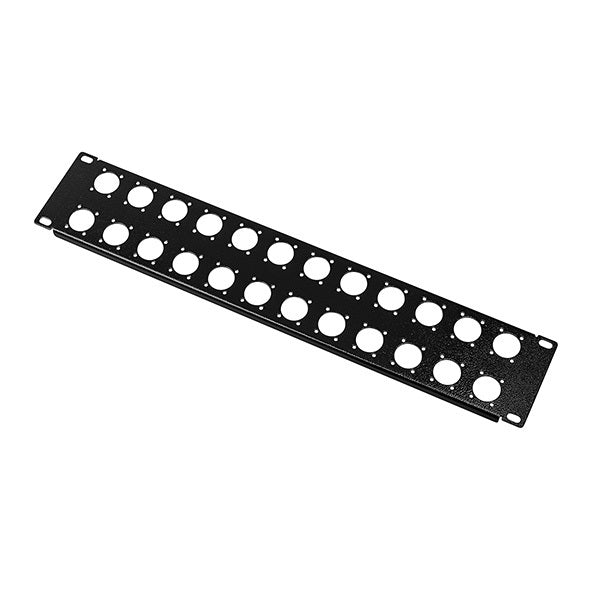 24 Port Patch Panel | 2RU | Rack Mount Gear | Titan AV Australia