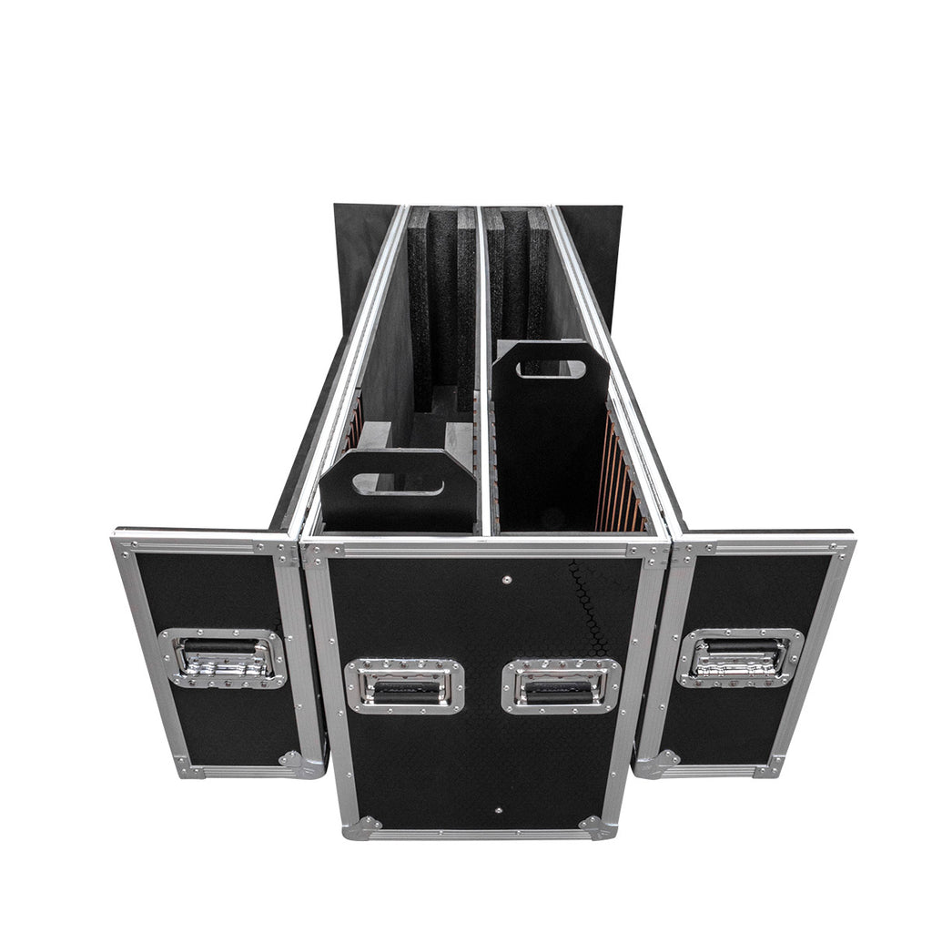 Dual 70-80 Inch TV Road Case | Robust Case for Large TVs - Titan AV