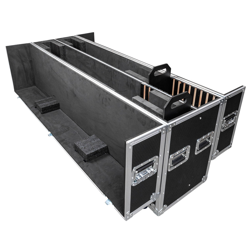 Dual 70-80 Inch TV Road Case | Robust Case for Large TVs - Titan AV